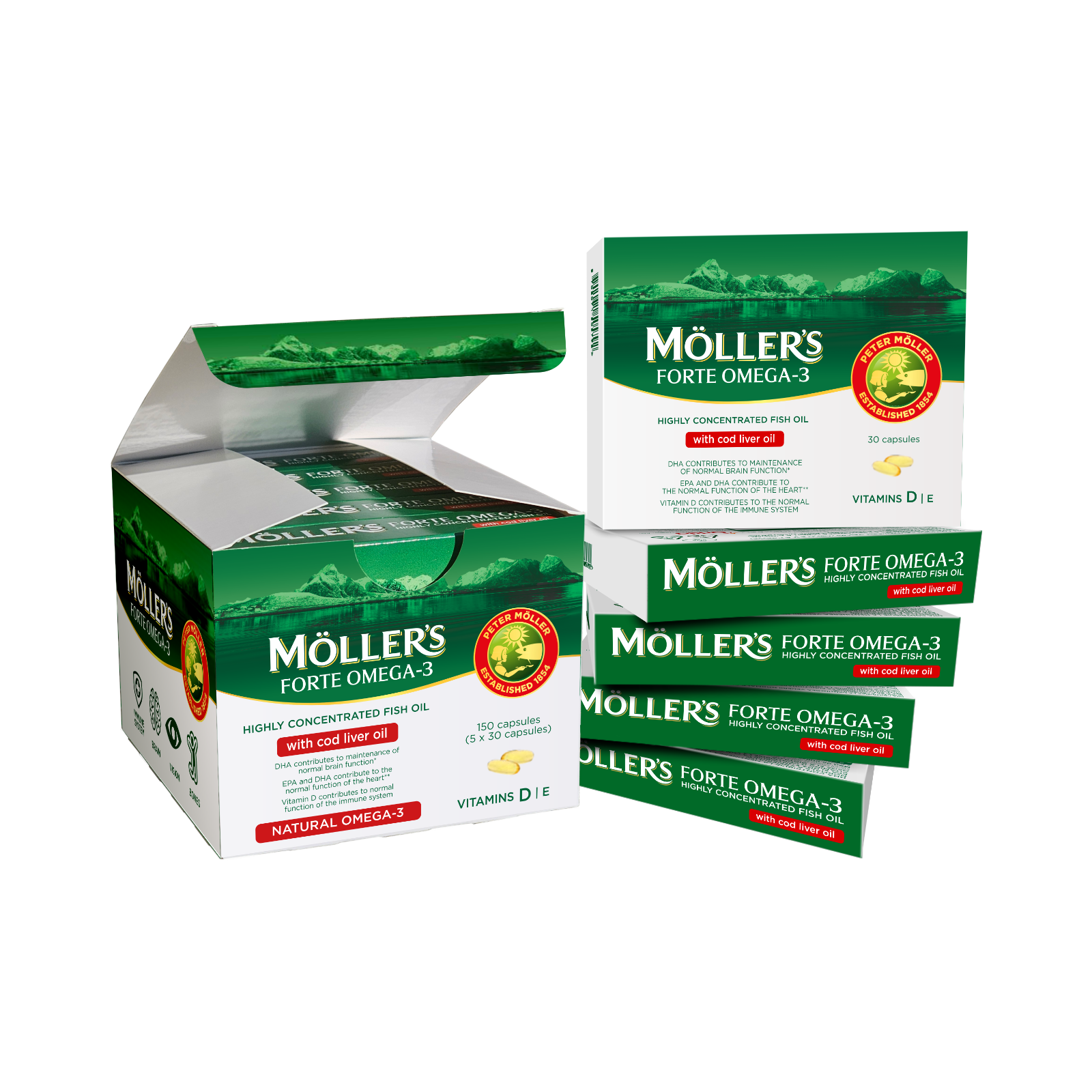 Moller's Forte Omega 3 + Cod Liver Oil 150 capsule