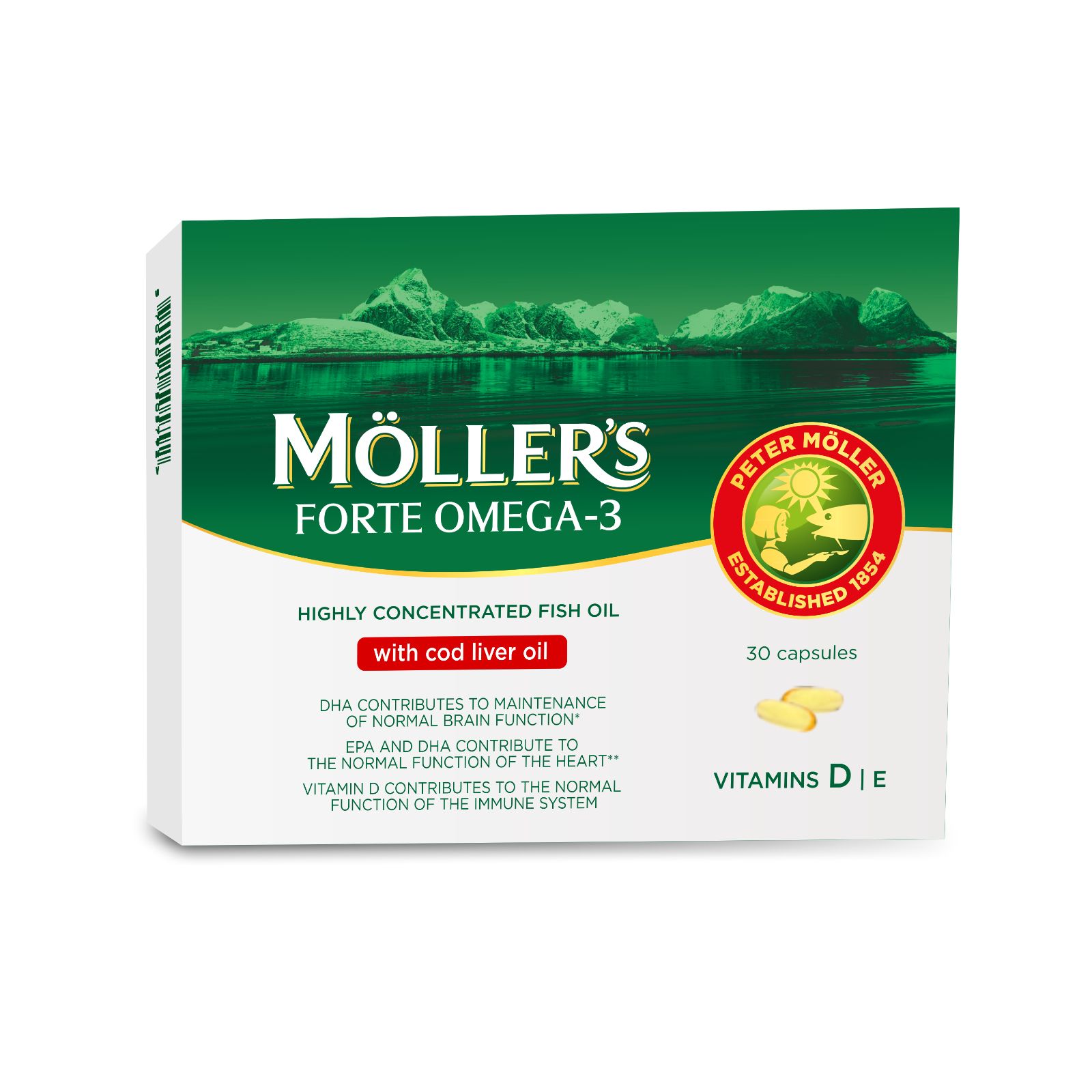 Moller's Forte Omega 3 + Cod Liver Oil 30 capsule