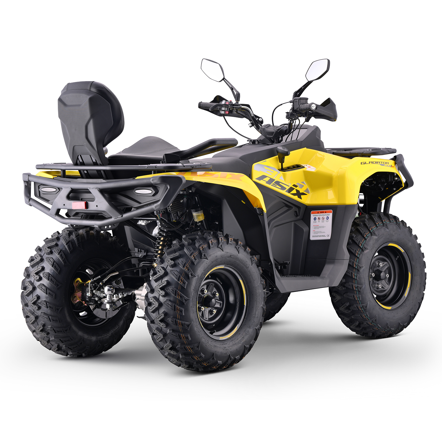 ATV Asix Gladiator 300cc, roti 12 inch, culoare galben/gri ...