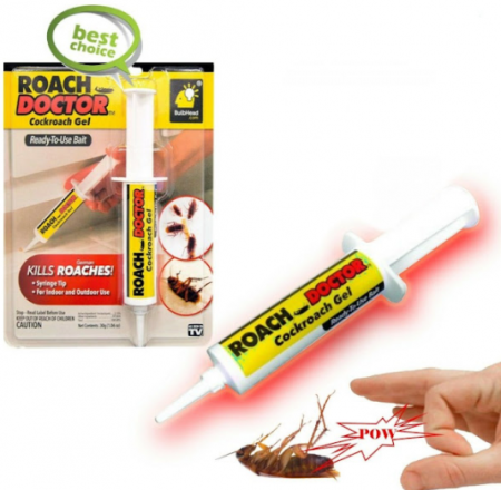 Set 2 x Insecticid tip seringa, solutie antigandaci RoachDoctor , scapa ...