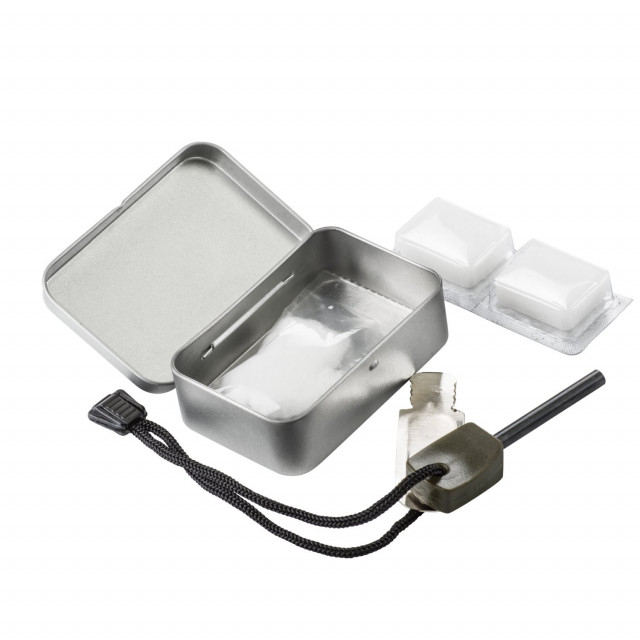 Cutie depozitare cu amnar Helikon Tex Scout Mk2 Firestarter Stainess Steel