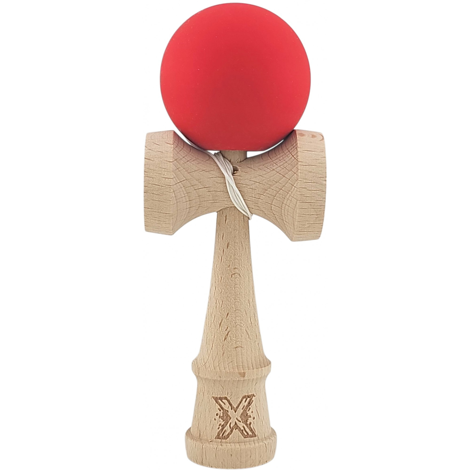 Kendama X Originala, Profesionala, Flippy, din lemn, Rubber Grip, 18 cm ...