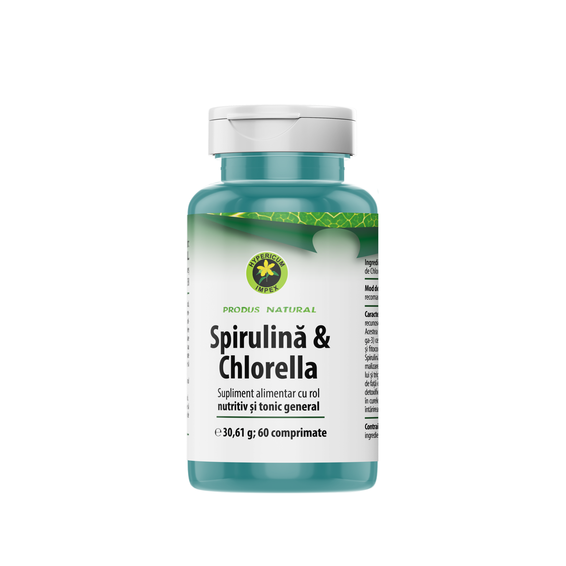 Comprimate Spirulină & Chlorella - Hypericum Impex