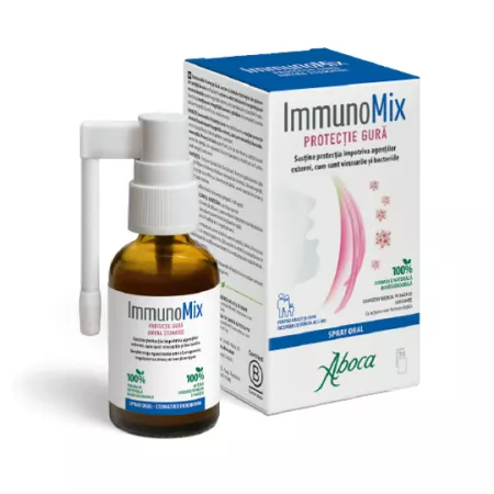 ImmunoMix spray protectie gura, 30 ml Aboca