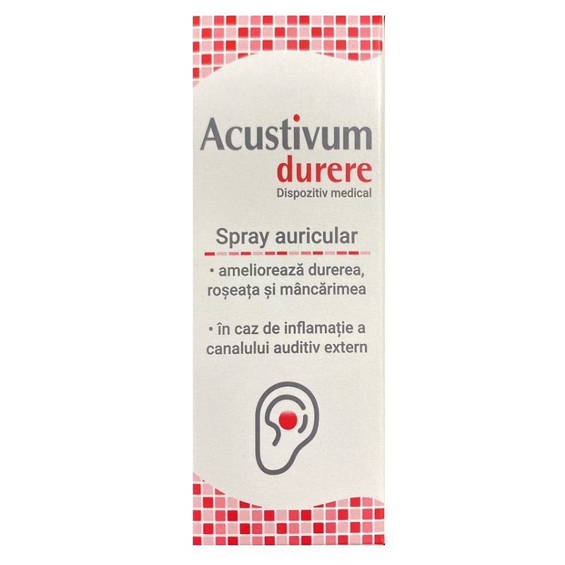 Acustivum spray auricular durere 20ml Zdrovit
