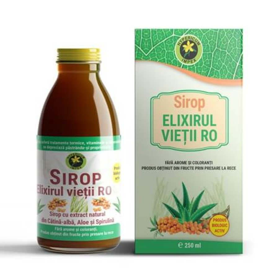 Sirop Elixirul Vietii, 250 ml Hypericum Impex
