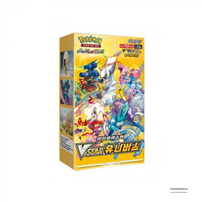 Set cartonase Pokemon TCG Vstar Universe Booster Box koreeana