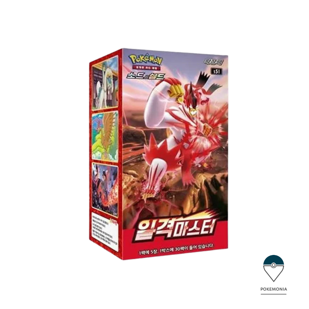 Set cartonase Pokemon TCG Single Strike Master Booster Box Koreeana