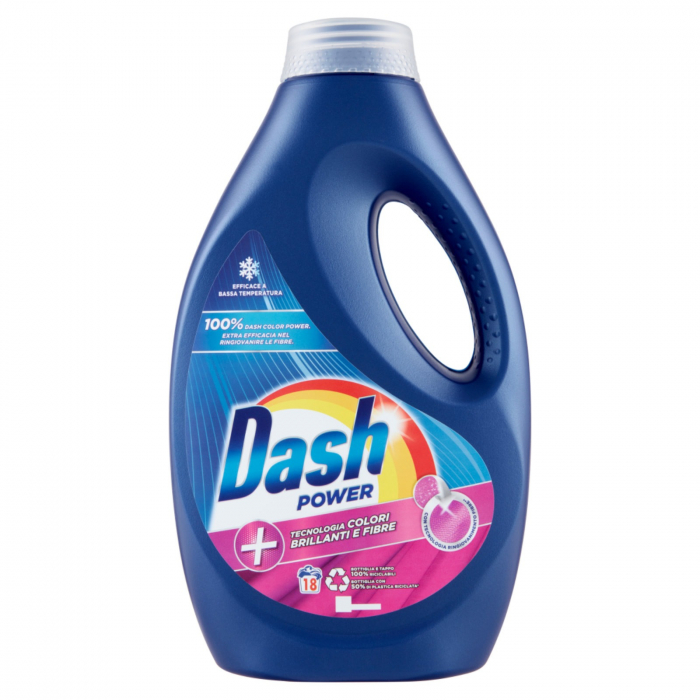 DASH DETERGENT LICHID 18SPALARI/990ML POWER BRILLIANT COLOR
