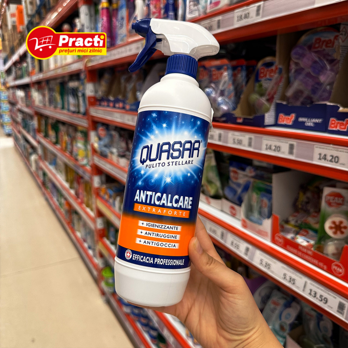 QUASAR SOLUTIE ANTICALCAR CU PULVERIZATOR 650ML