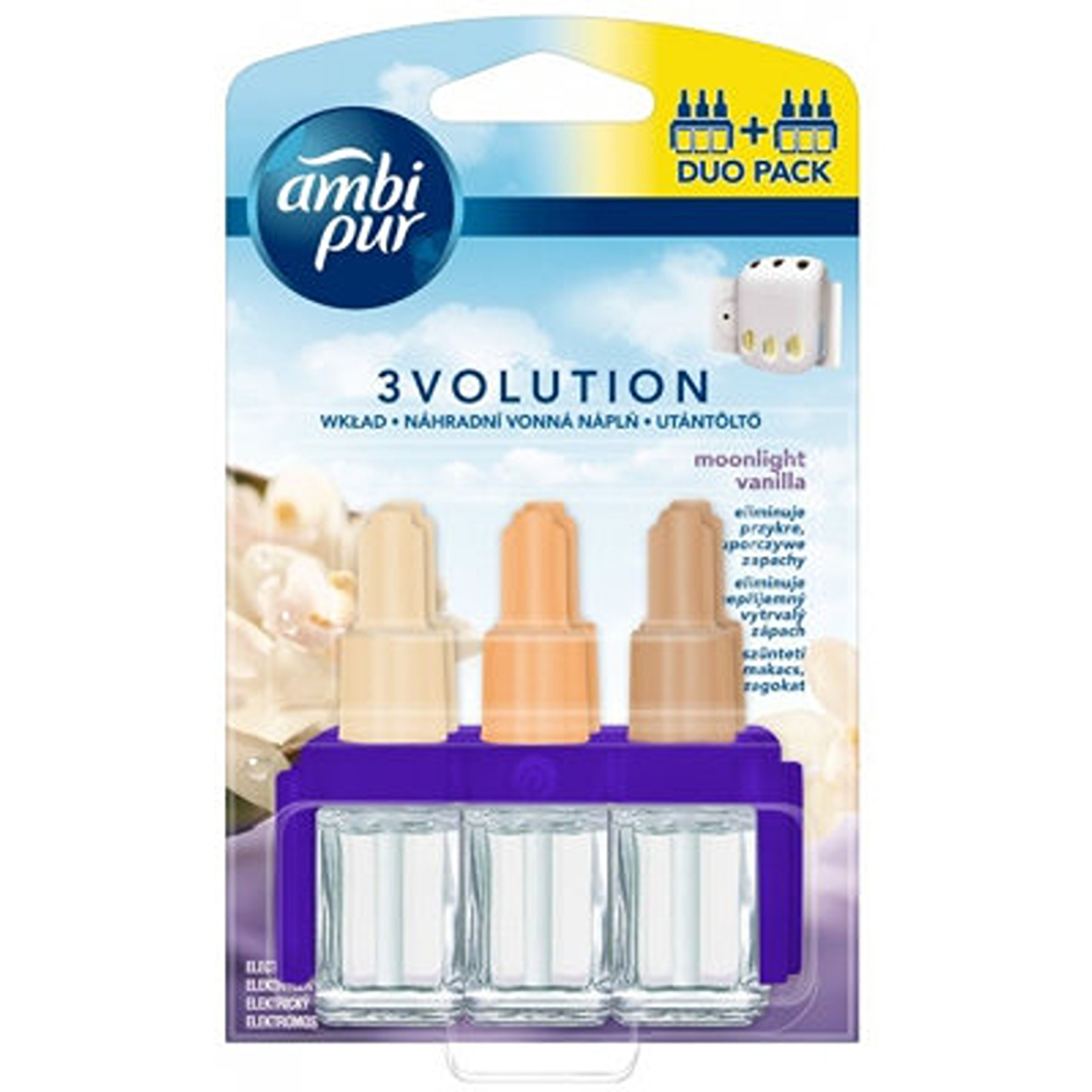 AMBIPUR 3VOLUTION 2BUC*20ML MOONLIGHT VANILLA