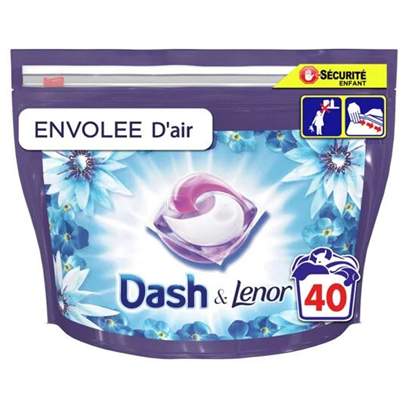 DASH GEL CAPSULE PODS 40BUC/SET LENOR