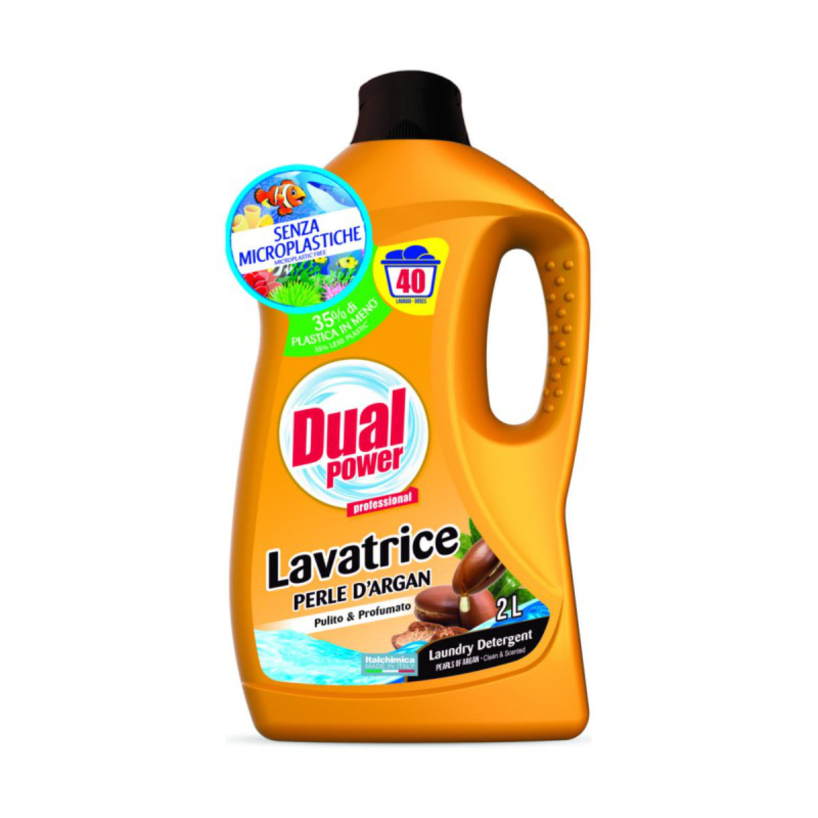 DUAL POWER DETERGENT RUFE 2L (40SPALARI) ARGAN