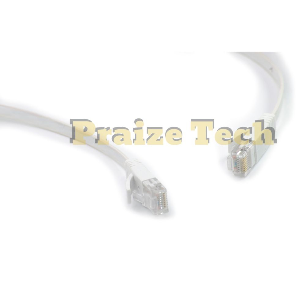 Cablu UTP Retea, Alb, Format Plat Flexibil Cat6, 10m Lungime - Cablu ...