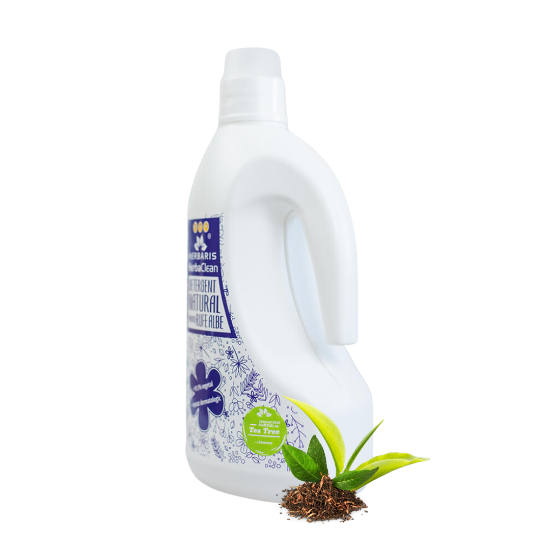 Detergent natural pentru rufe albe cu ulei esential Tea Tree, 1500ml