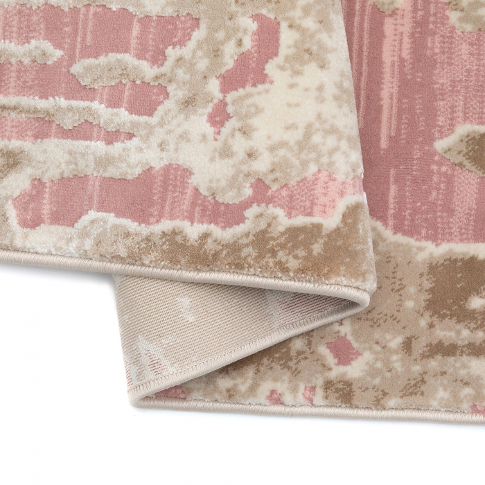 Covor Modern Living , Dormitor Dreptunghiular Antic 8202A Roz