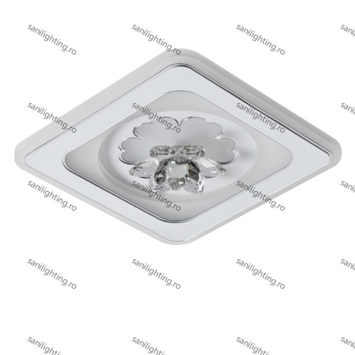 Plafoniera Led 66W, patrat Alb,3 tipuri de lumina