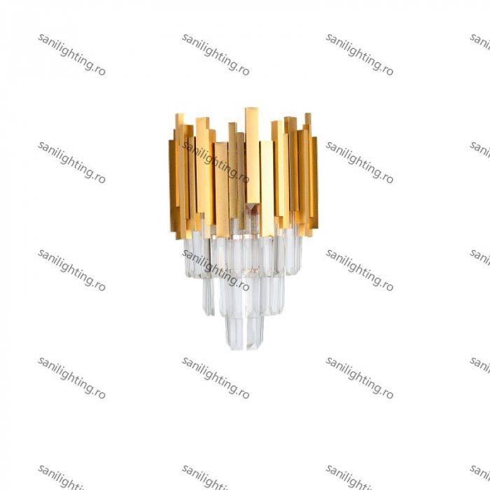 Aplica cristal 2XE14 AURIU