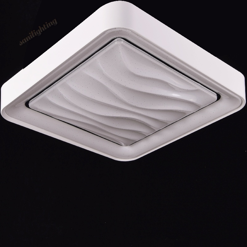 Aplica led 96W cu telecomanda patrat Alb 3 tipuri de lumina