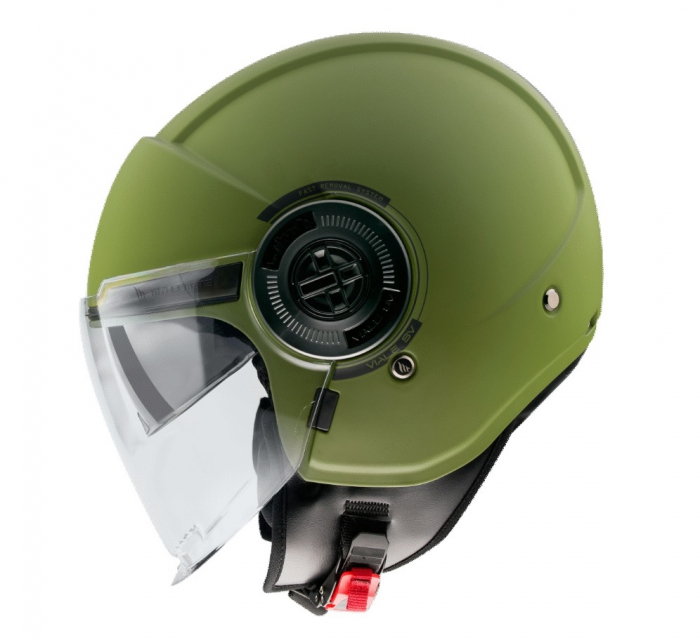 Casca Open-face cu ochelari integrati MT Viale verde mat