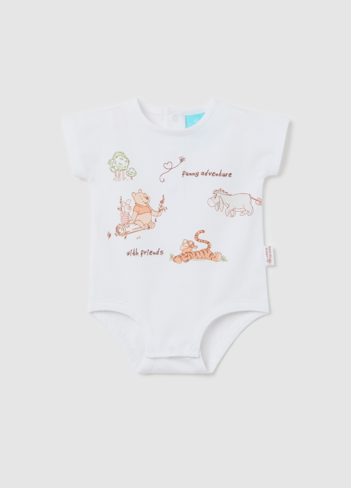 OVS Kids Body Alb Fete 0-9 Luni