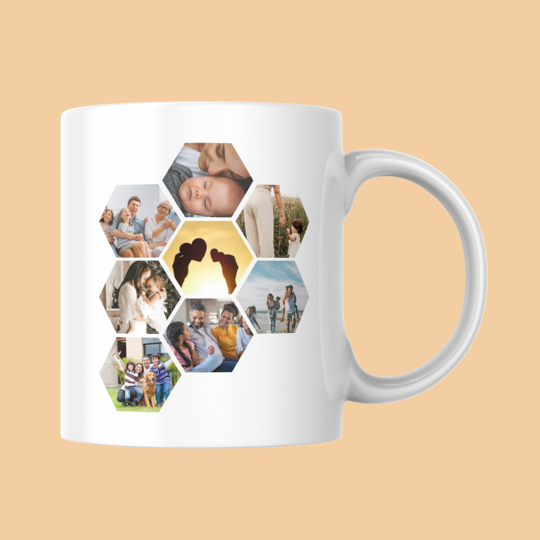 Cana Personalizata „Our Story” cu colaj foto