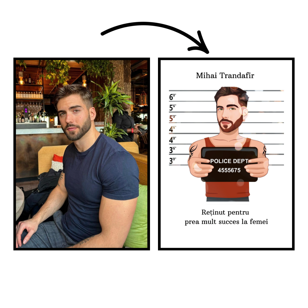 Tablou personalizat Cartoon Detinut