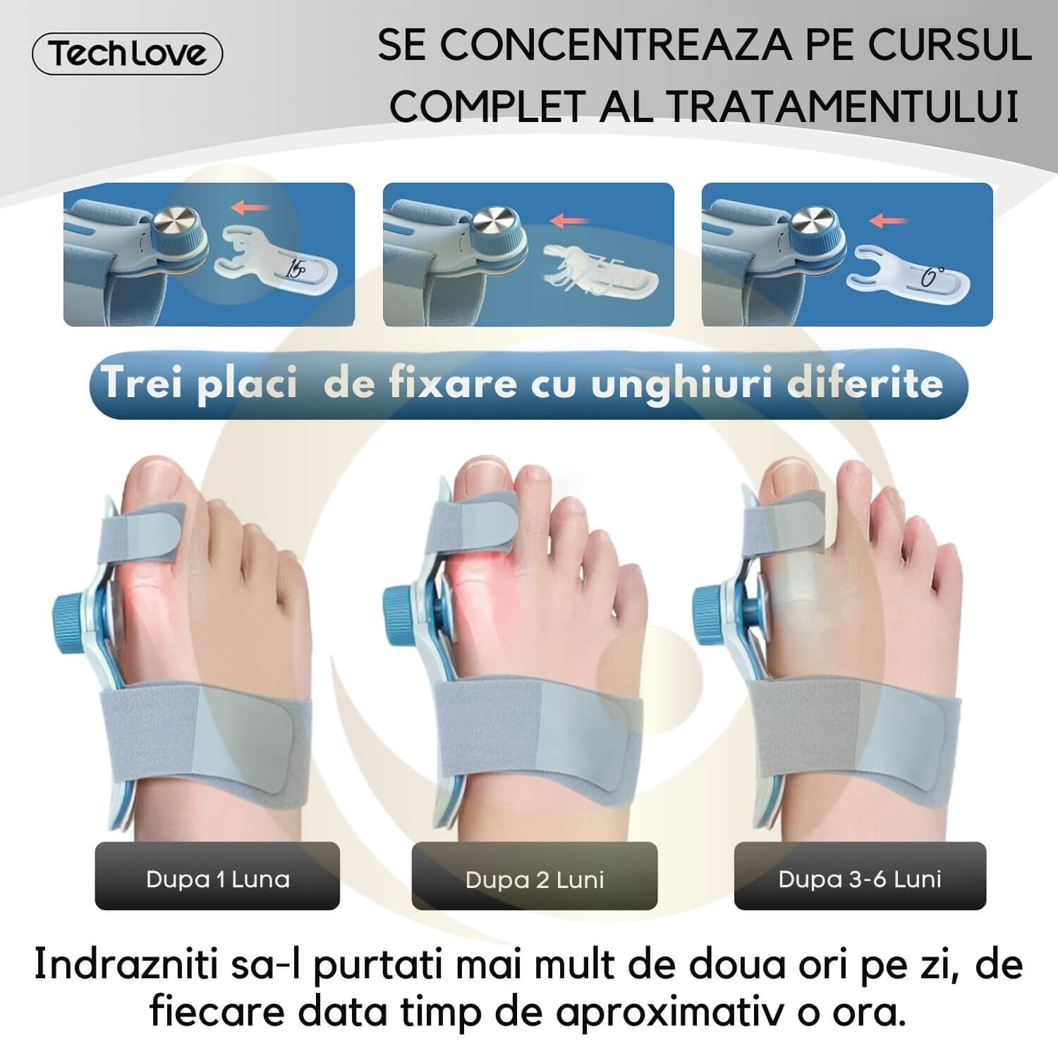 Corector de Monturi Dublu Tech Love pentru Hallux Valgus
