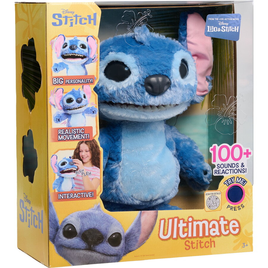 Stitch Interactiv Disney – 100+ Sunete și Reacții Amuzante