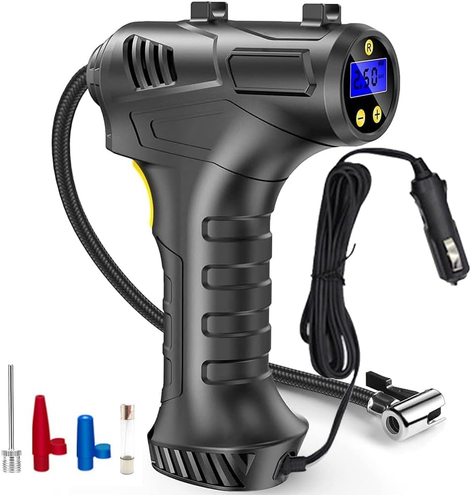 Compresor Auto Digital 12V, 150 PSI/10.3 BAR | Livrare 24h | Syncmag.ro