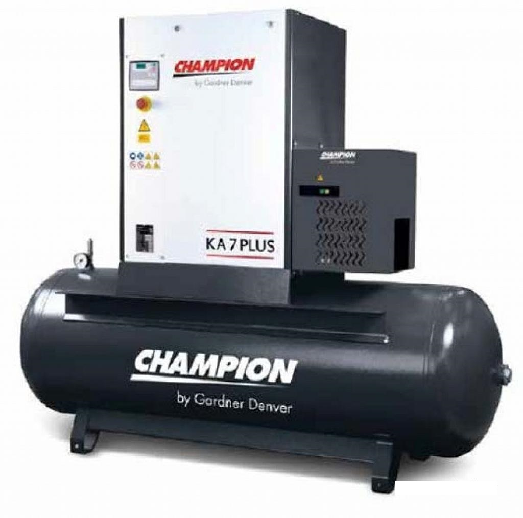 Compresor cu surub si uscator 500 litri, 10 bar