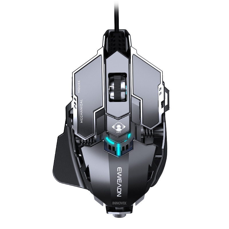 Mouse Gaming INNOVIX MK500, Precizie Optica 12800 DPI, Design Futurist ...