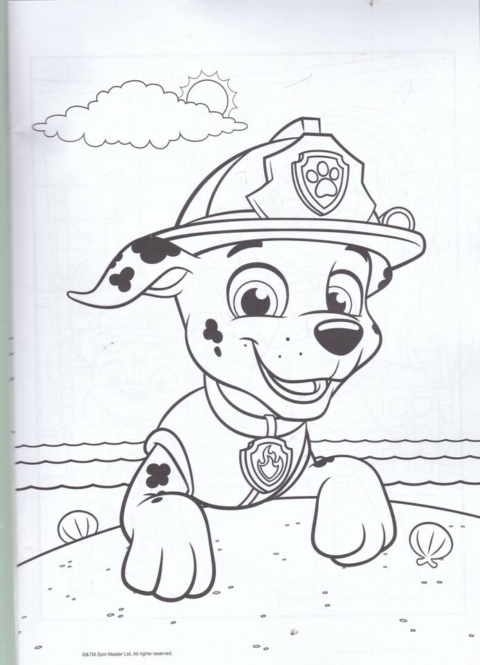 Carte de colorat Paw Patrol