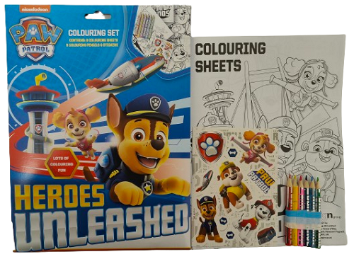 Set de colorat Paw Patrol