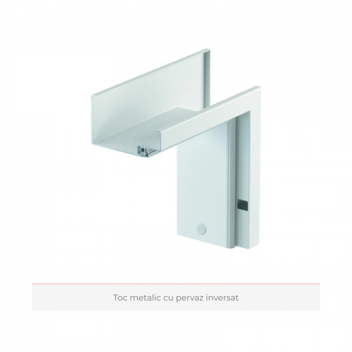 Usa de interior HPL 0.7 cu toc metalic - Suprafata Antimicrobiana