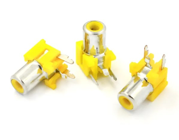 Conector audio RCA AV adaptor mufa Jack 3 pin