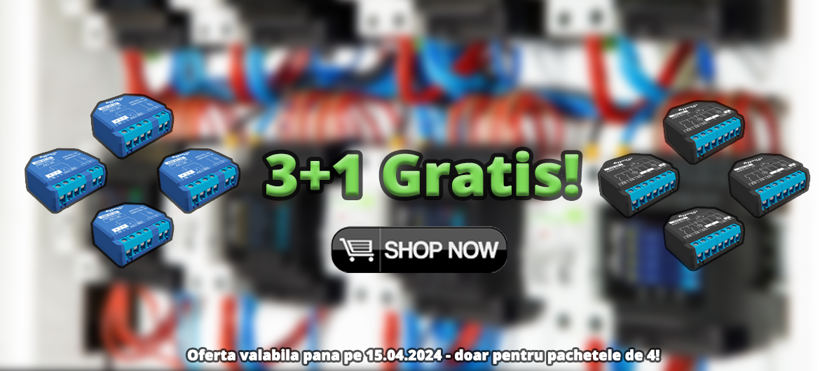 3+1 gratis - Shelly Plus