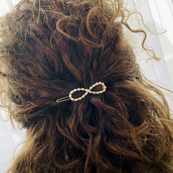 Agrafa de Par Aurie Semnul Infinitului - Accesorii de Par | ZURIEVA