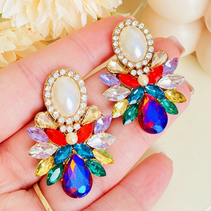 Cercei Cristale Colorate - Idei de Cadou | ZURIEVA