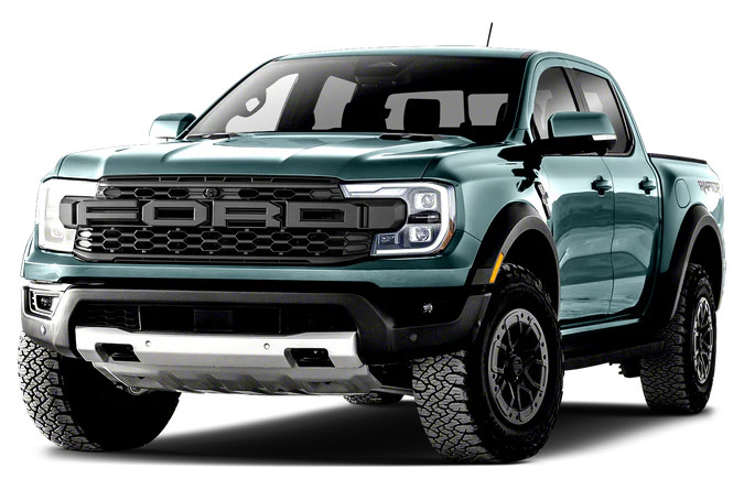 Grila radiator Raptor Style negru mat cu leduri portocalii, Ford Ranger ...