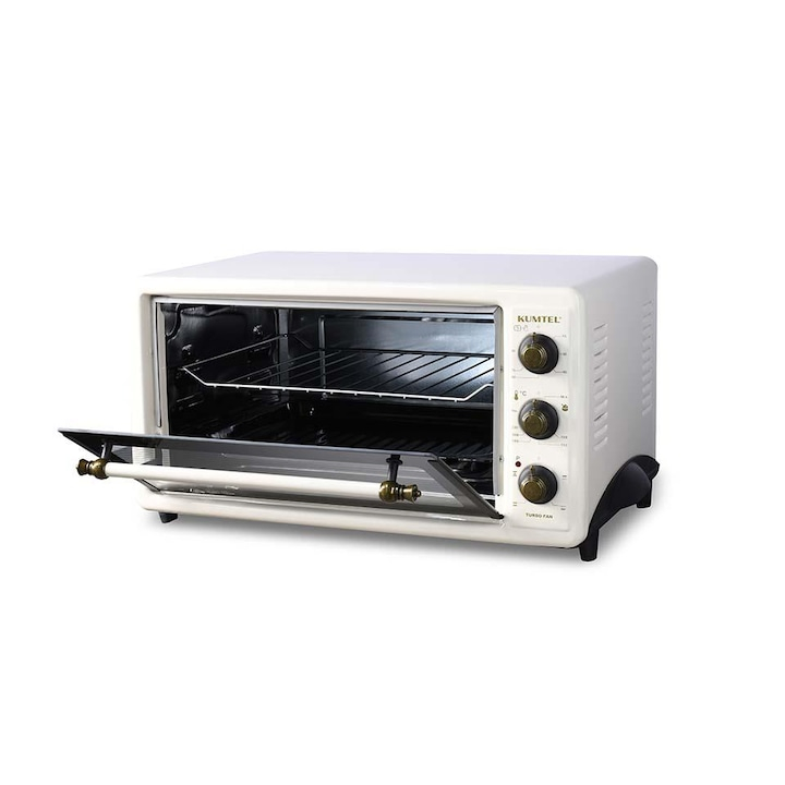 RESIGILAT - Cuptor electric Kumtel LX-3525 Rustic Bej, 40 litri, 1800 W ...