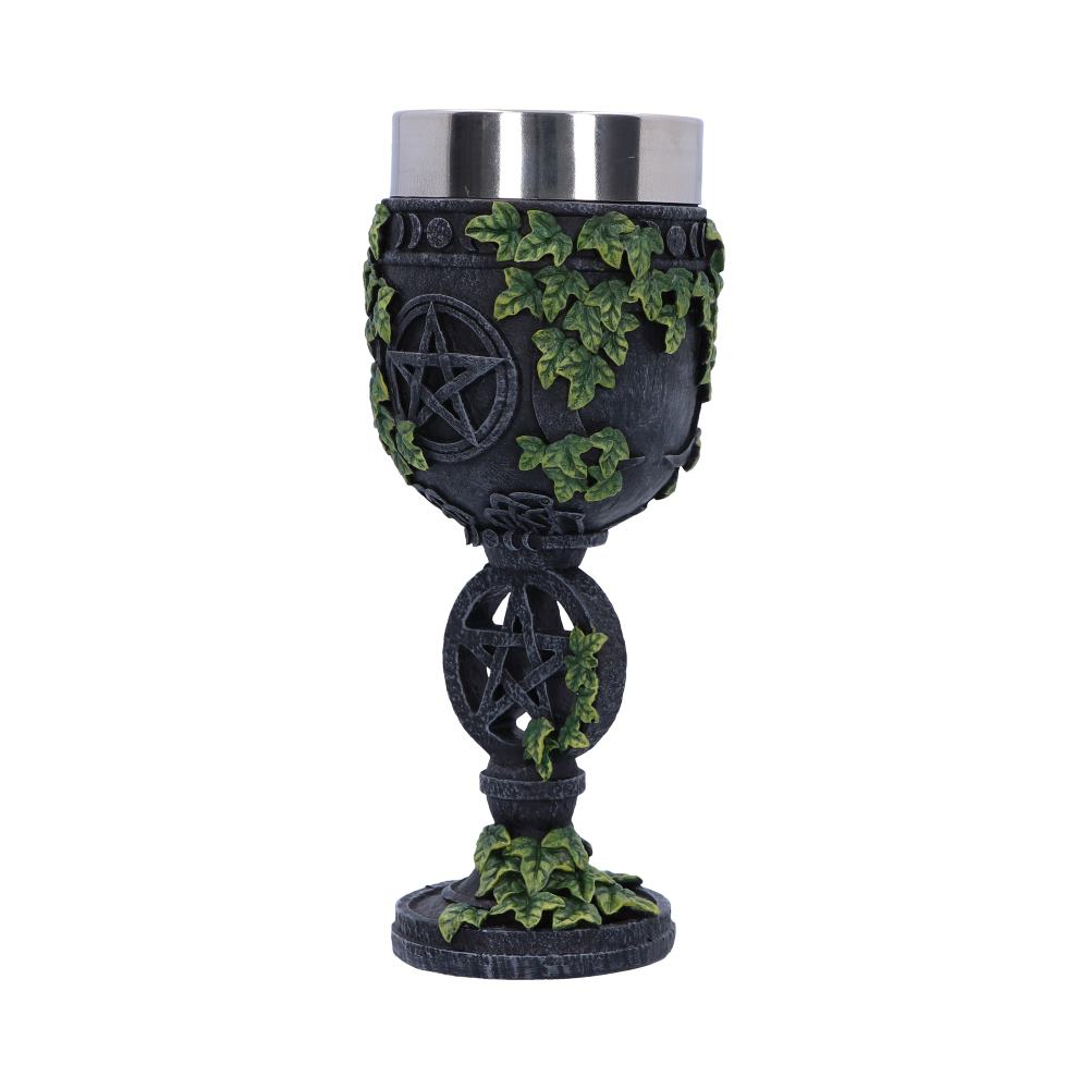 Aged Pentagram Goblet – Pocal Gotico-Ezoteric cu Pentagramă | Eternis Art