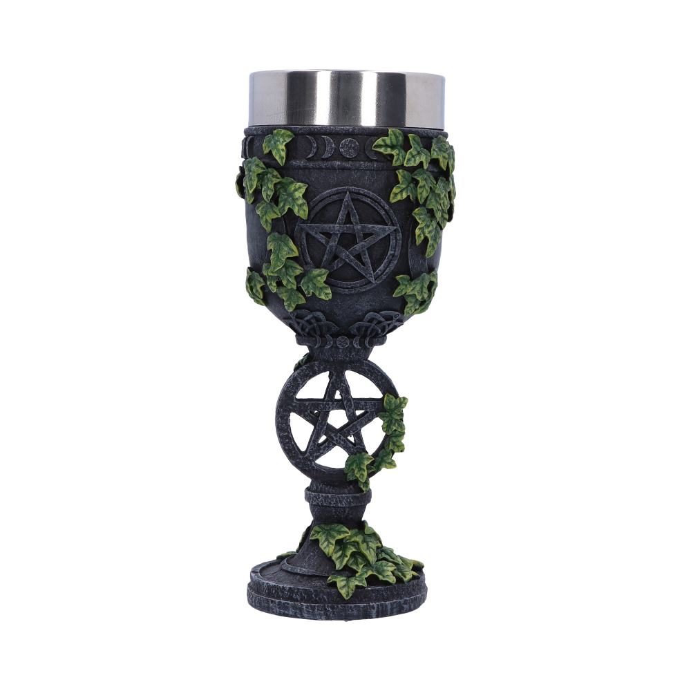 Aged Pentagram Goblet – Pocal Gotico-Ezoteric cu Pentagramă | Eternis Art
