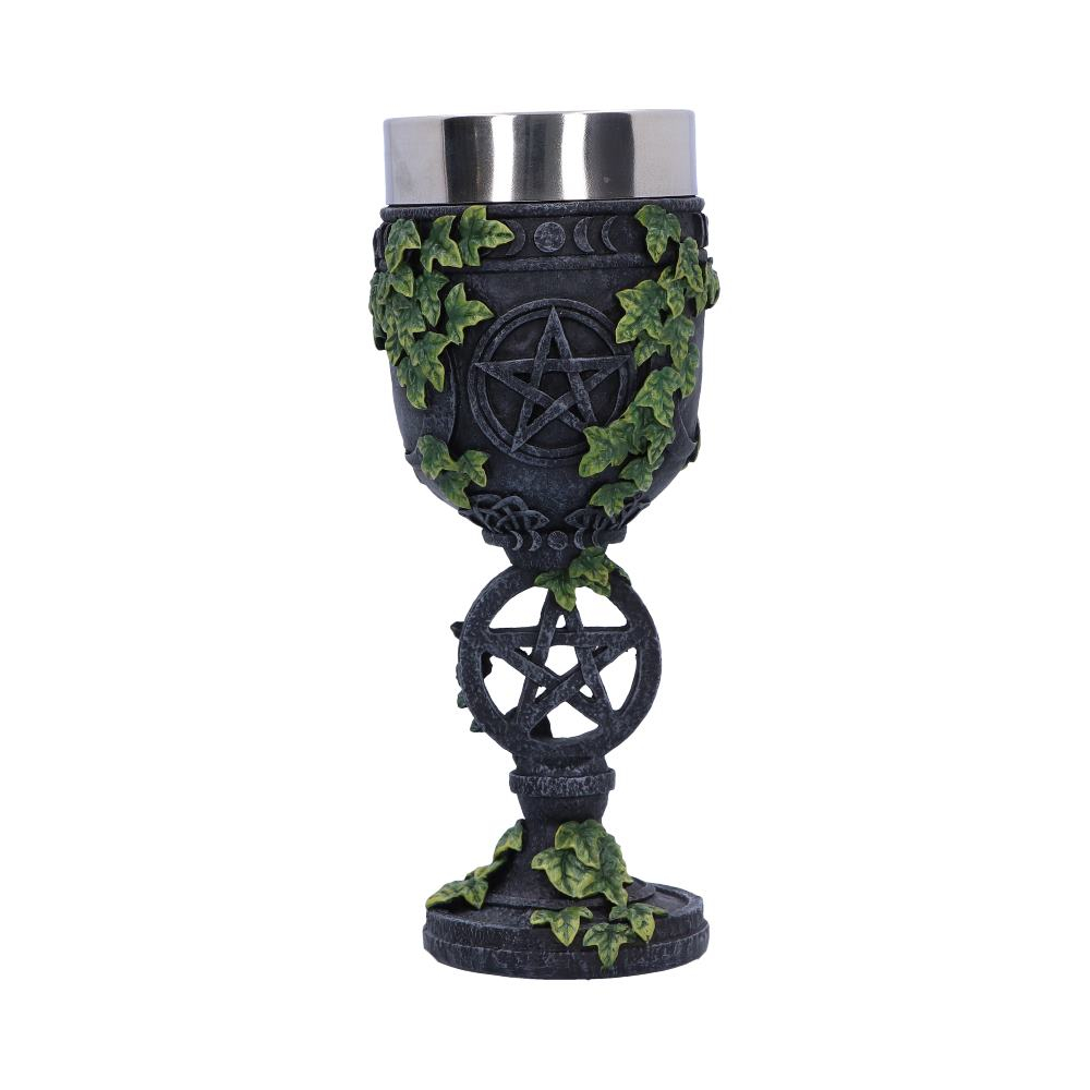 Aged Pentagram Goblet – Pocal Gotico-Ezoteric cu Pentagramă | Eternis Art