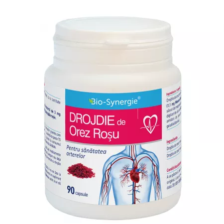 DROJDIE DE OREZ ROSU, 90 capsule, Bio Synergie la Nana Plafar