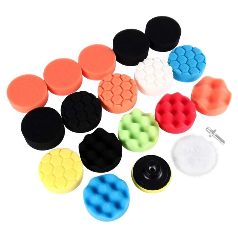 Set Bureti Polish si Ceruire Auto SUPER TRENDS®, Diametru 3 inch (76 mm ...