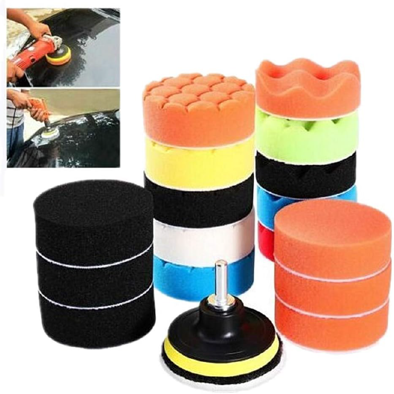 Set Bureti Polish si Ceruire Auto SUPER TRENDS®, Diametru 3 inch (76 mm ...